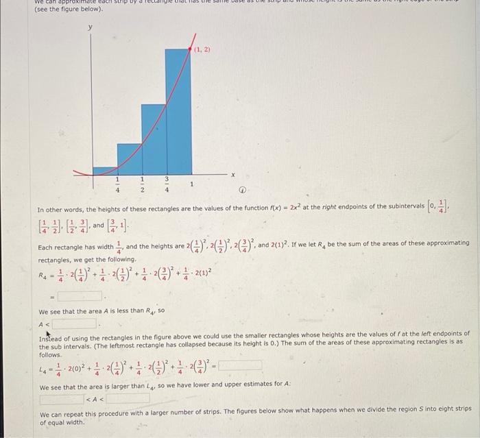 Solved Use rectangles to estimate the area under the | Chegg.com