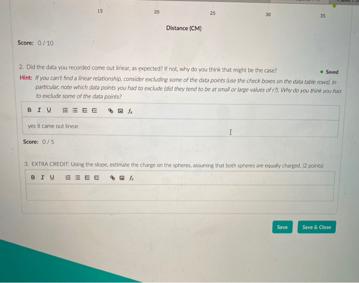 Solved 1. Use this data table and graph to collect and | Chegg.com
