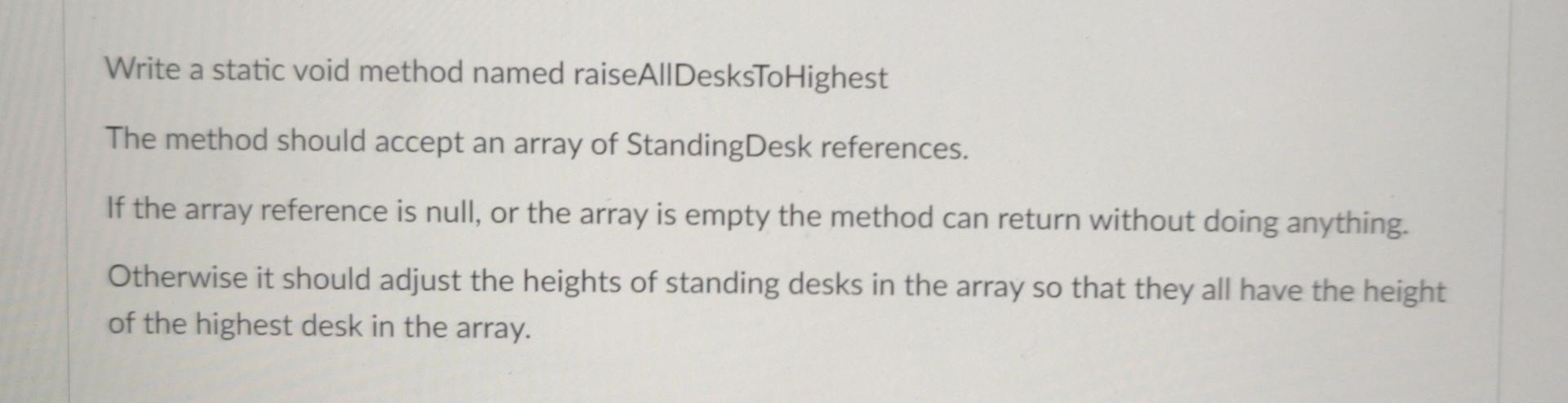 Solved Write a static void method named | Chegg.com