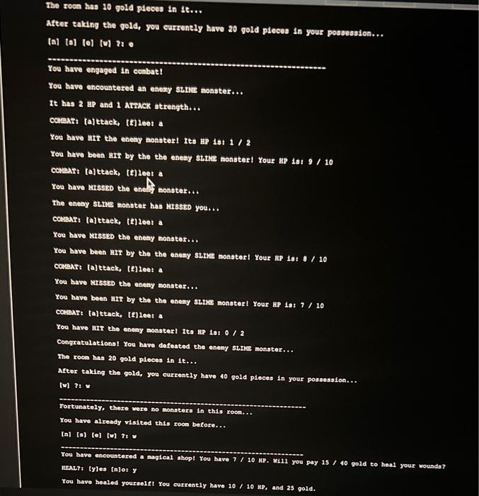 COM S 127 - Assignment #4 Grading Rubric This | Chegg.com