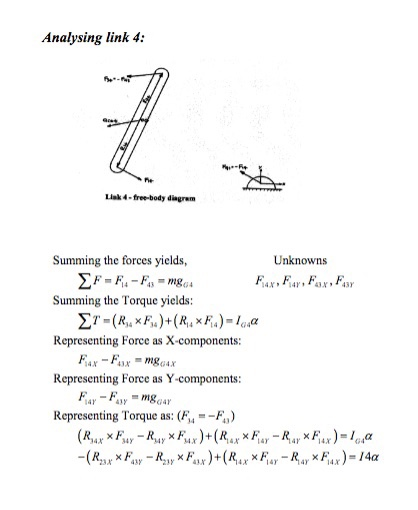 Kinematic and Dynamic Analysis of Linkage Mechanisms | Chegg.com