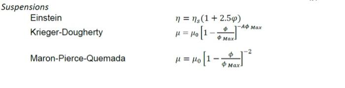 Solved For each of the suspension equation , please explain | Chegg.com
