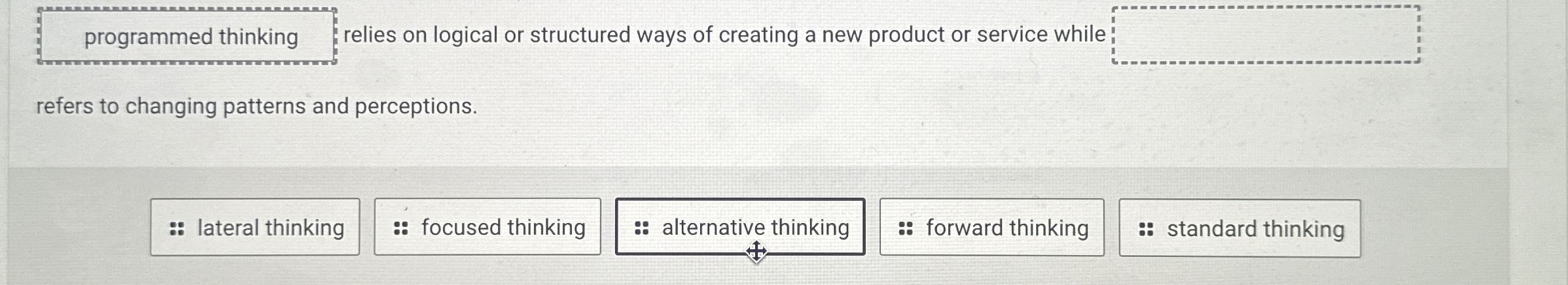 Solved programmed thinkingrelies on logical or structured | Chegg.com