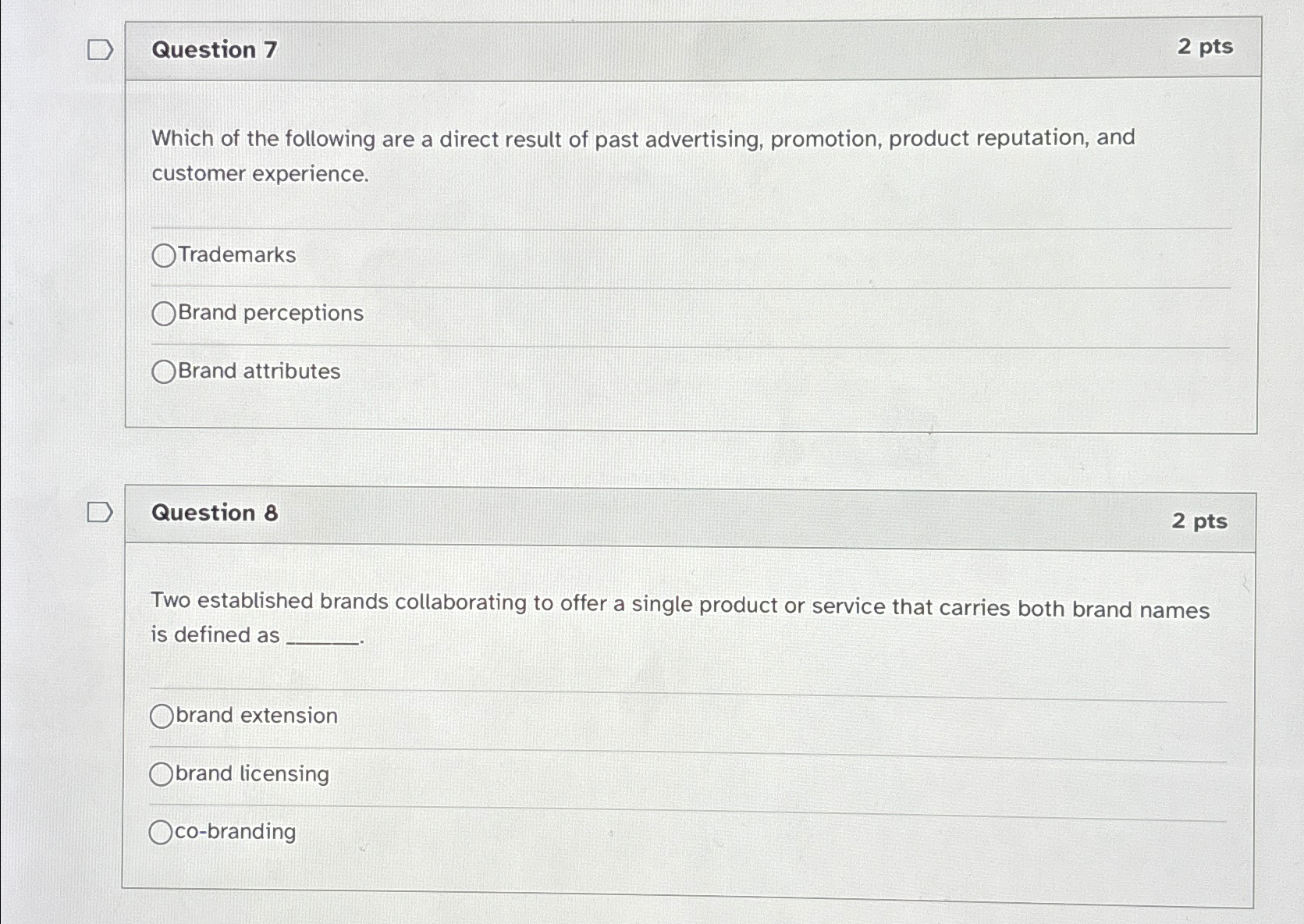 Solved Question 72 ﻿ptsWhich of the following are a direct | Chegg.com