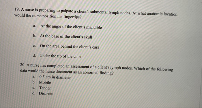 Solved Instructions: For each question, underline the key | Chegg.com