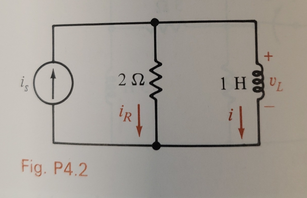 Solved 4.8 ﻿Given the circuit shown in Fig. P4.2, ﻿suppose | Chegg.com