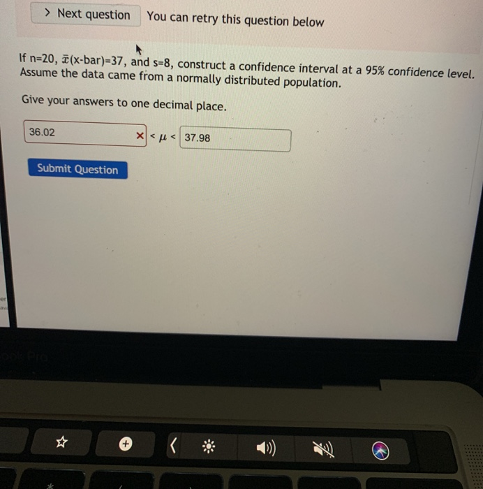 Solved > Next question You can retry this question below If | Chegg.com
