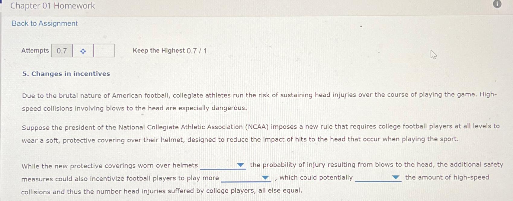 Solved Chapter 01 ﻿HomeworkBack to AssignmentAttempts0.7Keep | Chegg.com