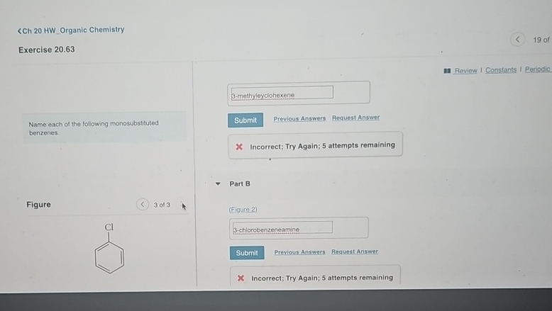 Solved Previous AnswersRequest AnswerIncorrect; Try Again; | Chegg.com