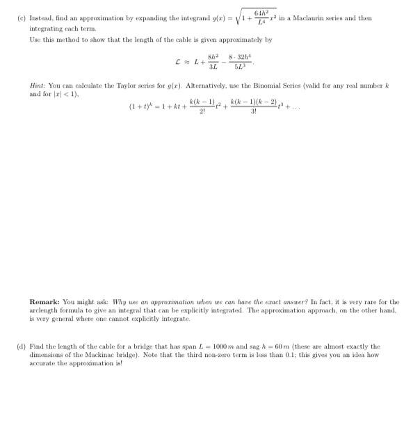 Solved Example 3. The figure shows a suspension bridge with | Chegg.com