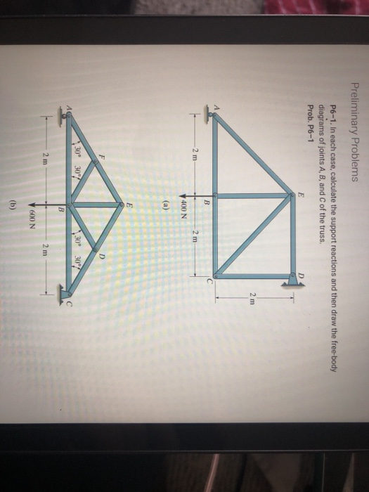Solved Preliminary Problems P6-1. In each case, calculate | Chegg.com