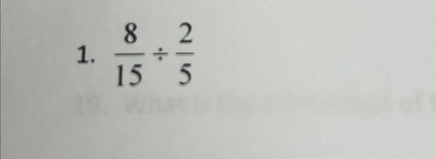 Solved 815÷25 | Chegg.com