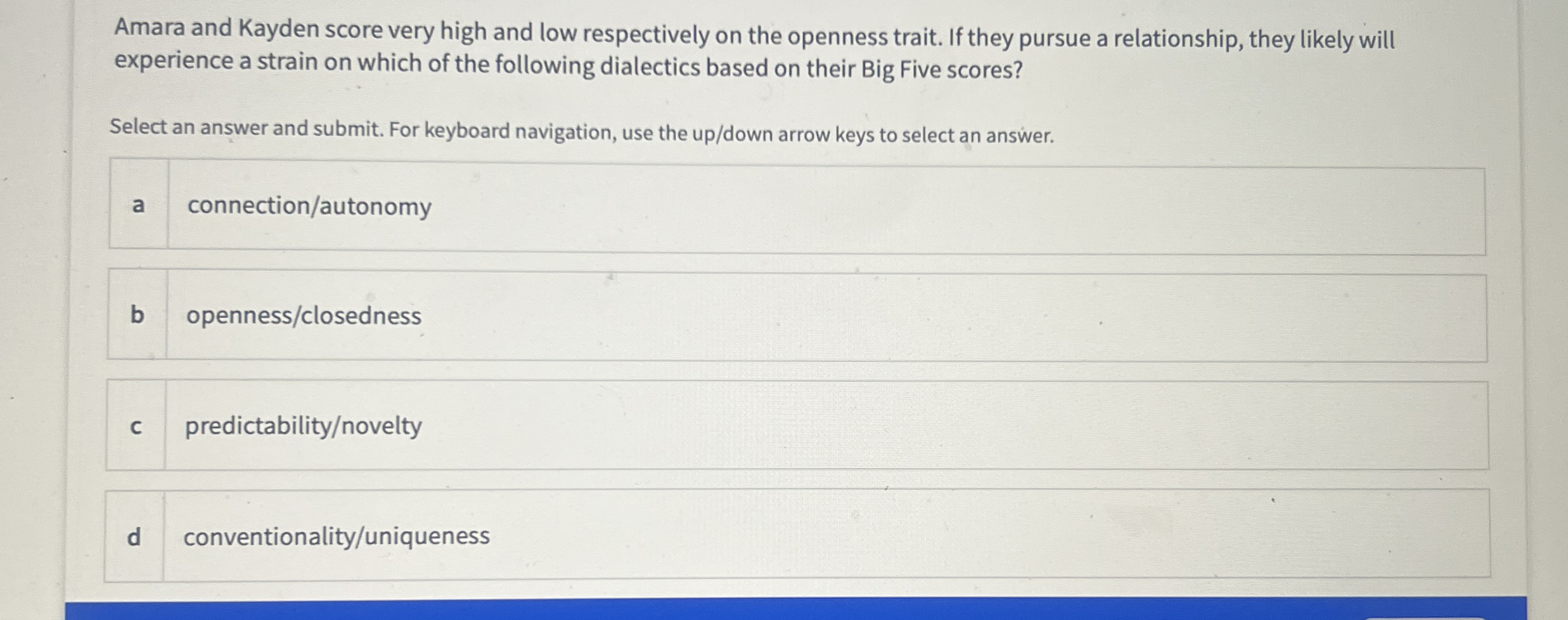 Solved Amara and Kayden score very high and low respectively | Chegg.com
