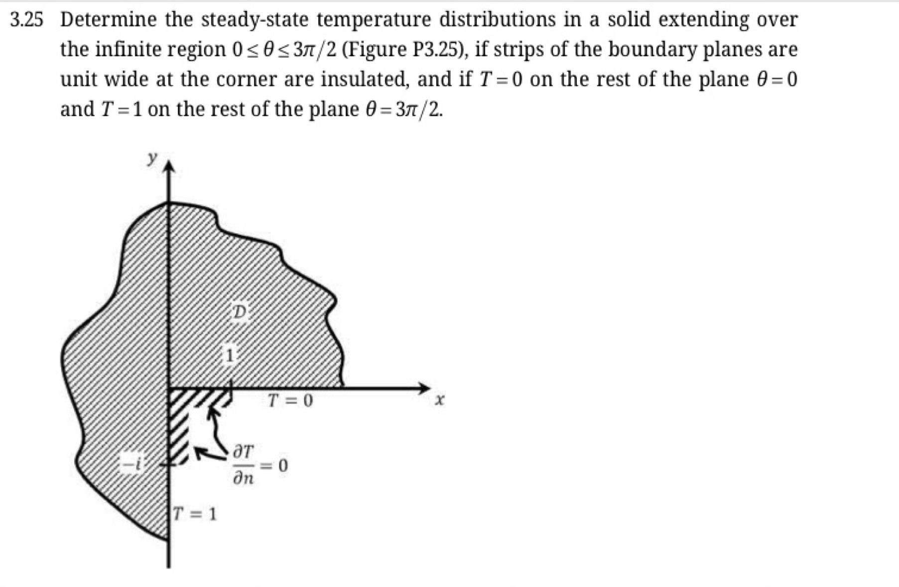 Solved 3.25 ﻿Determine the steady-state temperature | Chegg.com