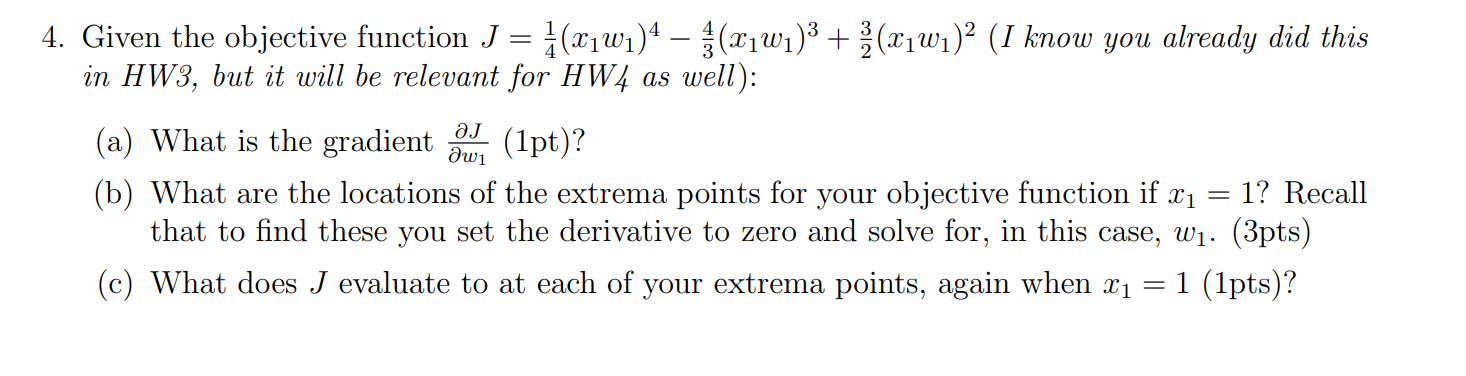 Solved Given The Objective Function