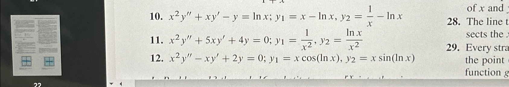 Solved Verify by substitution that each given function is a | Chegg.com