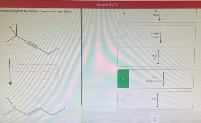 Solved the best reagents to complete the reaction shown | Chegg.com