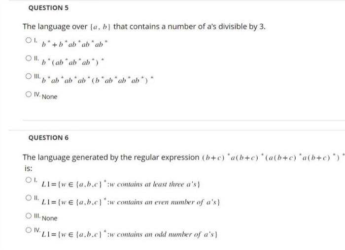 Solved The language over [a,b,c], that includes ac as a | Chegg.com
