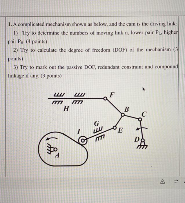 Solved 1. A complicated mechanism shown as below, and the | Chegg.com