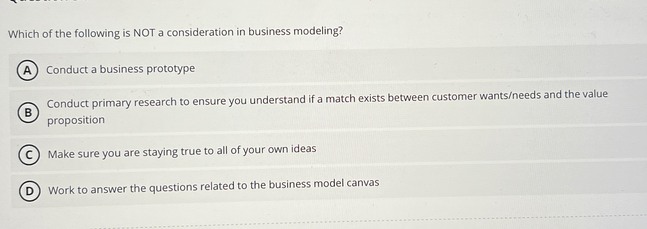 Solved Which of the following is NOT a consideration in | Chegg.com