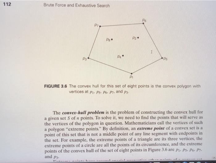 Solved 3.3 Closest-Pair and Convex-Hull Problems by Brute | Chegg.com