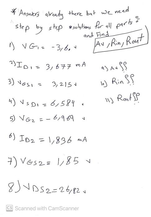 Solved plz solve all parts in step by step soln and find Av | Chegg.com