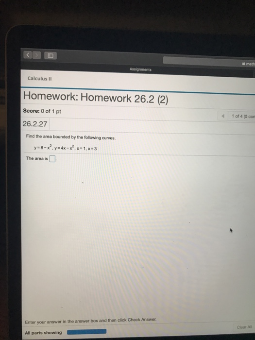 Solved math Assignments Calculus II Homework: Homework 26.2 | Chegg.com