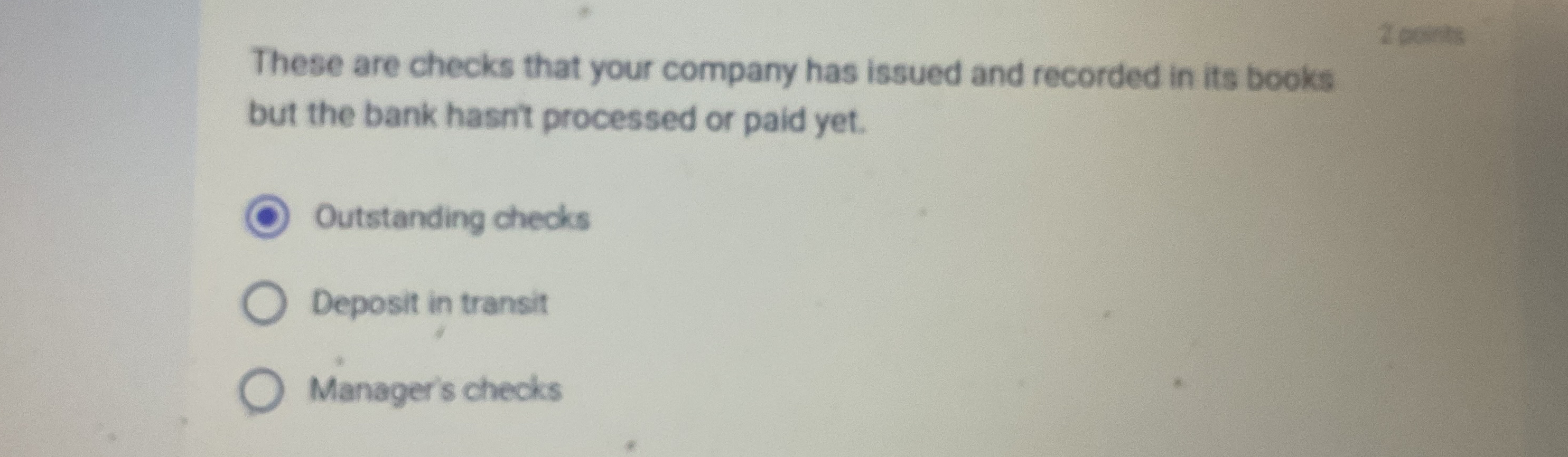 Solved These are checks that your company has issued and | Chegg.com