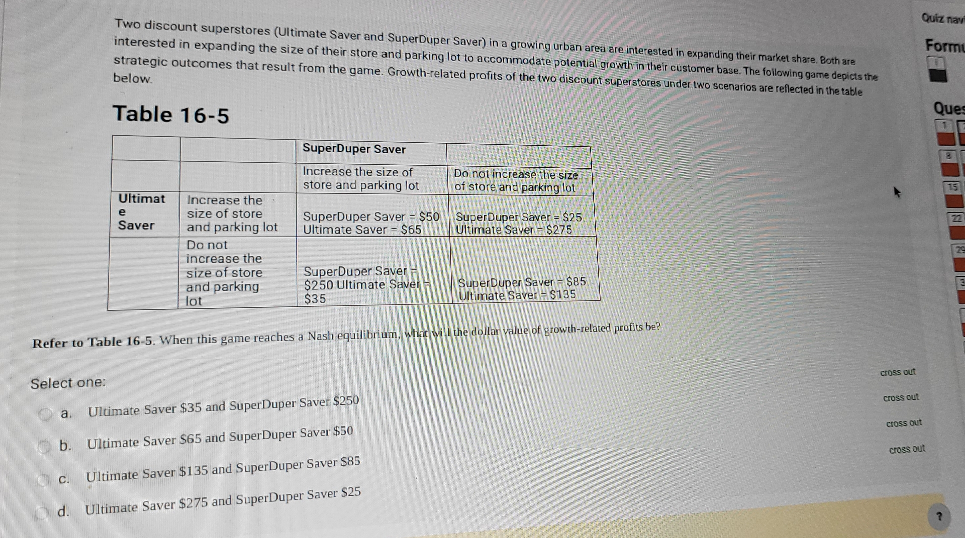 Solved Two discount superstores (Ultimate Saver and | Chegg.com