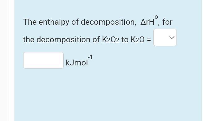 Solved Using an enthalpy cycle, estimate ΔrH∘ for the | Chegg.com