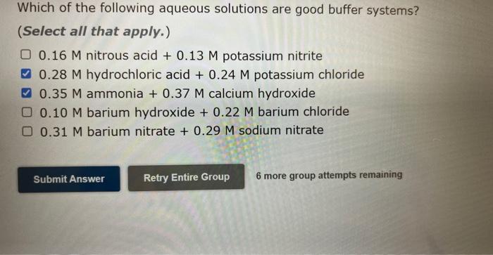 Solved An aqueous solution contains 0.463M hypochlorous | Chegg.com