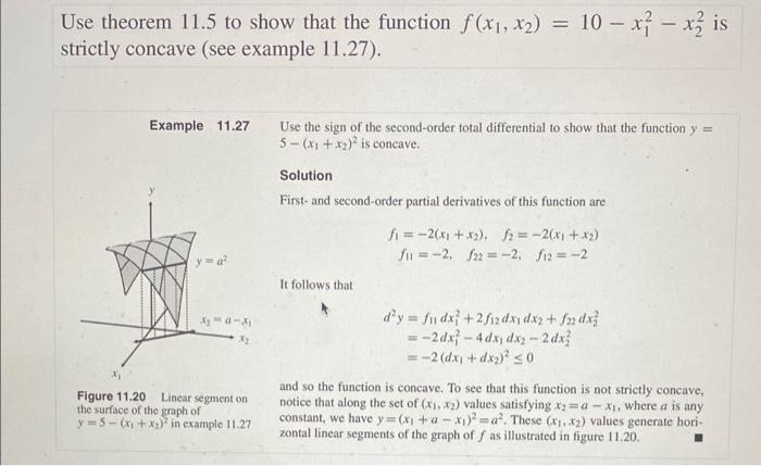 Solved Use theorem 11.5 to show that the function | Chegg.com
