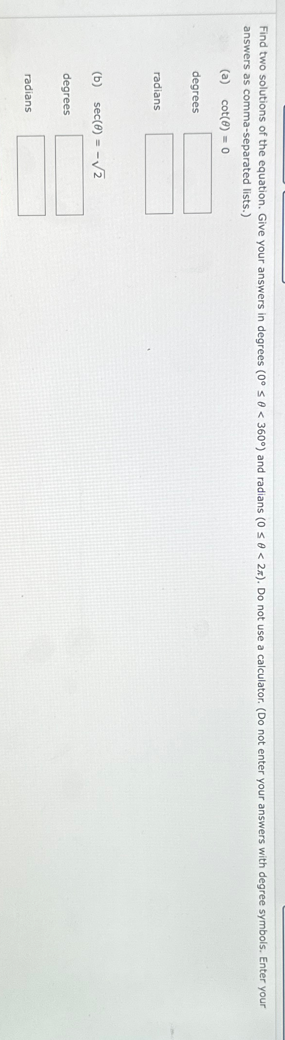 Solved answers as comma-separated | Chegg.com