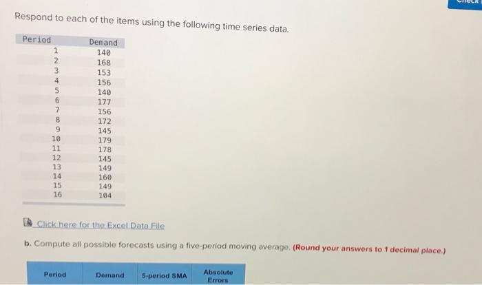 Solved UN Respond to each of the items using the following | Chegg.com