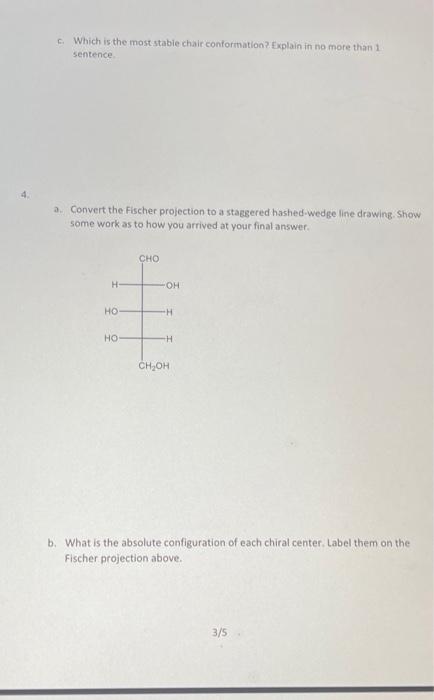 Solved 2. Draw ali stereoisomers Ior the molecule below | Chegg.com
