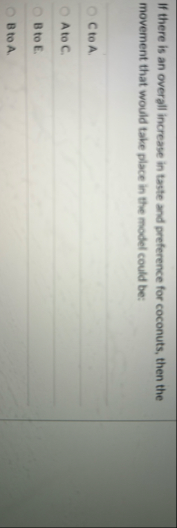 Solved If there is an overall increase in taste and | Chegg.com