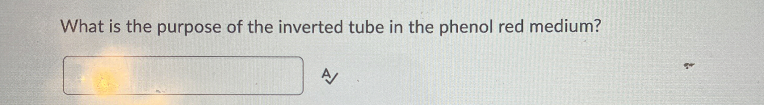 Solved What is the purpose of the inverted tube in the | Chegg.com