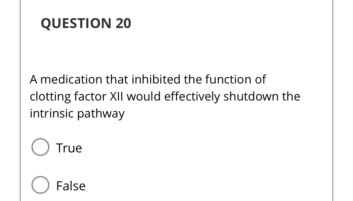 Solved QUESTION 20A medication that inhibited the function | Chegg.com