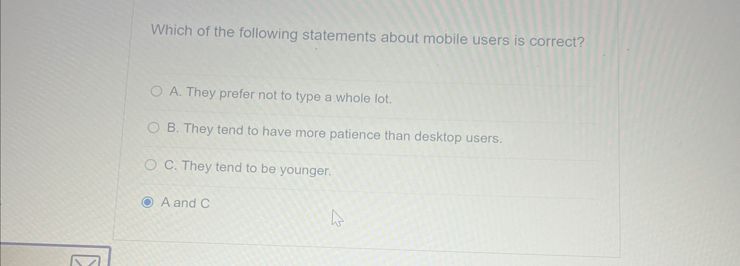 Solved Which of the following statements about mobile users | Chegg.com