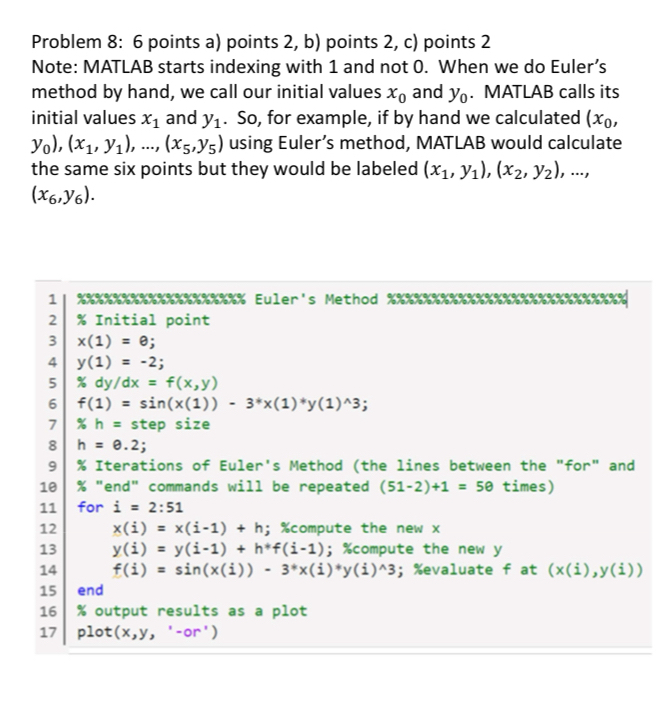 Solved Problem 8: 6 points a) points 2 , b) points 2 , | Chegg.com Solved Problem 8: 6 points a) points 2 , b) points 2 , | Chegg.com