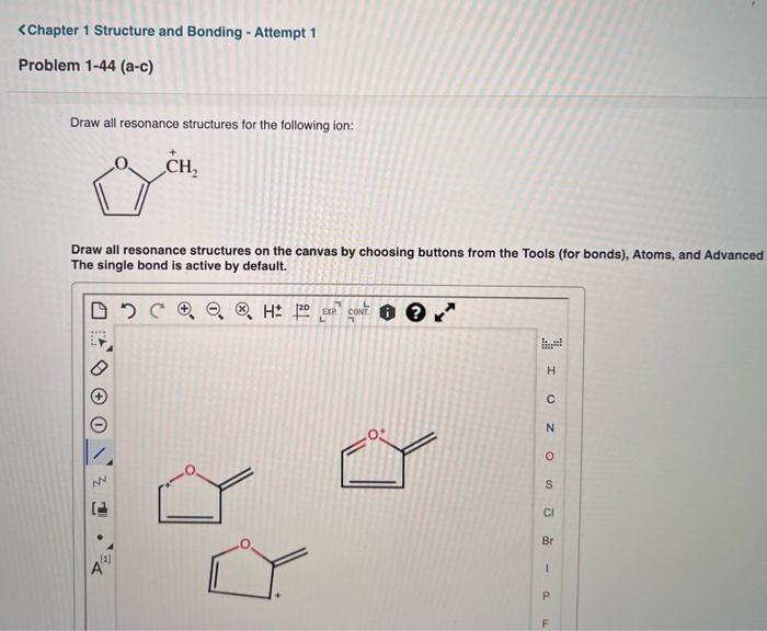 asap please! Draw all the resonance structures for | Chegg.com