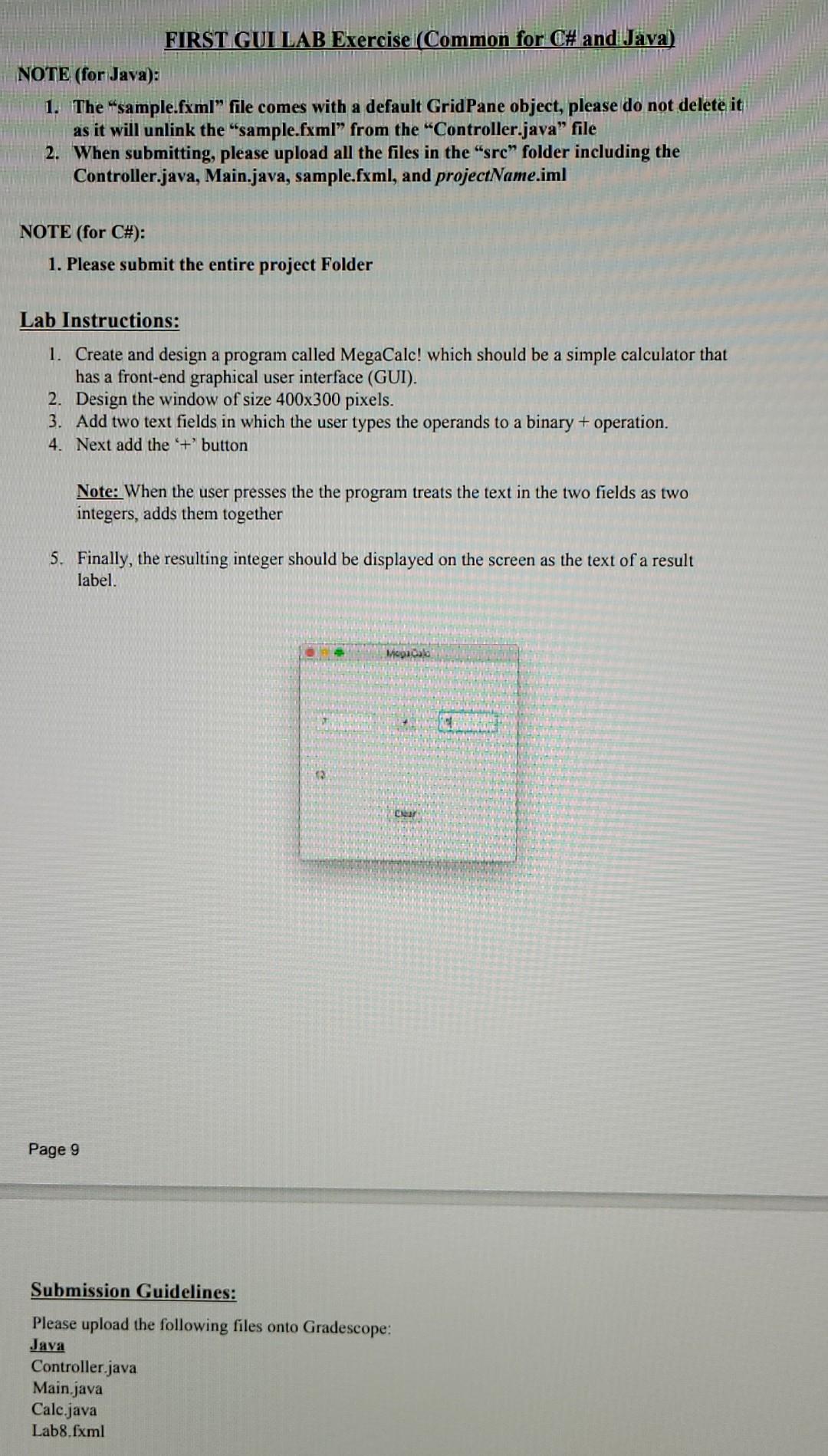 Solved in Java please. I'm trying to see how it needs to be | Chegg.com