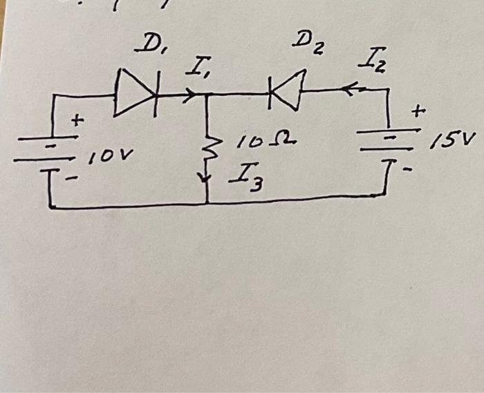 Solved 3.- (30) For the given circuit, find T1,I2 and I3 | Chegg.com