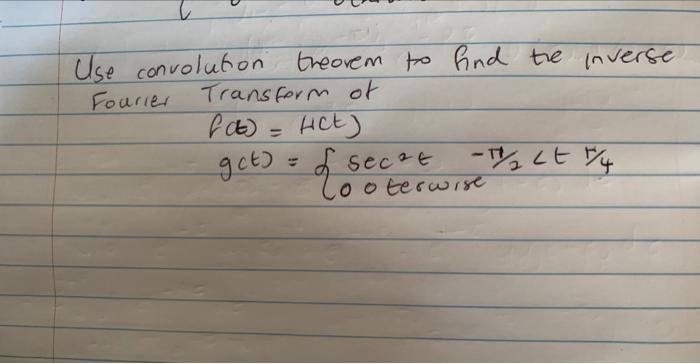 Solved Using definition of convolution find: to convolution | Chegg.com
