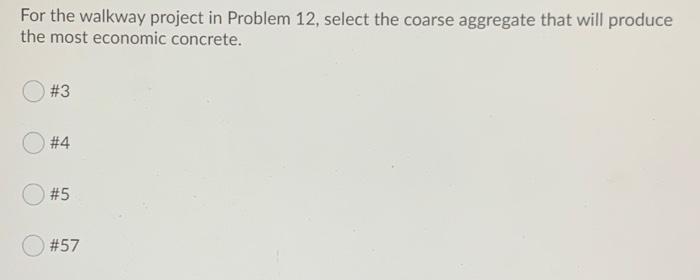 Solved Determine the the allowable nominal maximum size of | Chegg.com