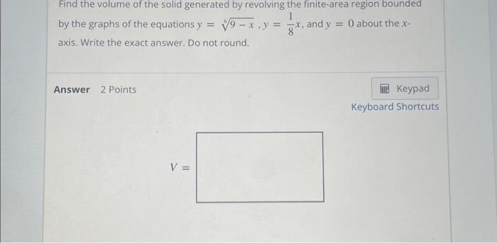 Solved please help! p.s. it is the 6th root of 9-x. i know | Chegg.com