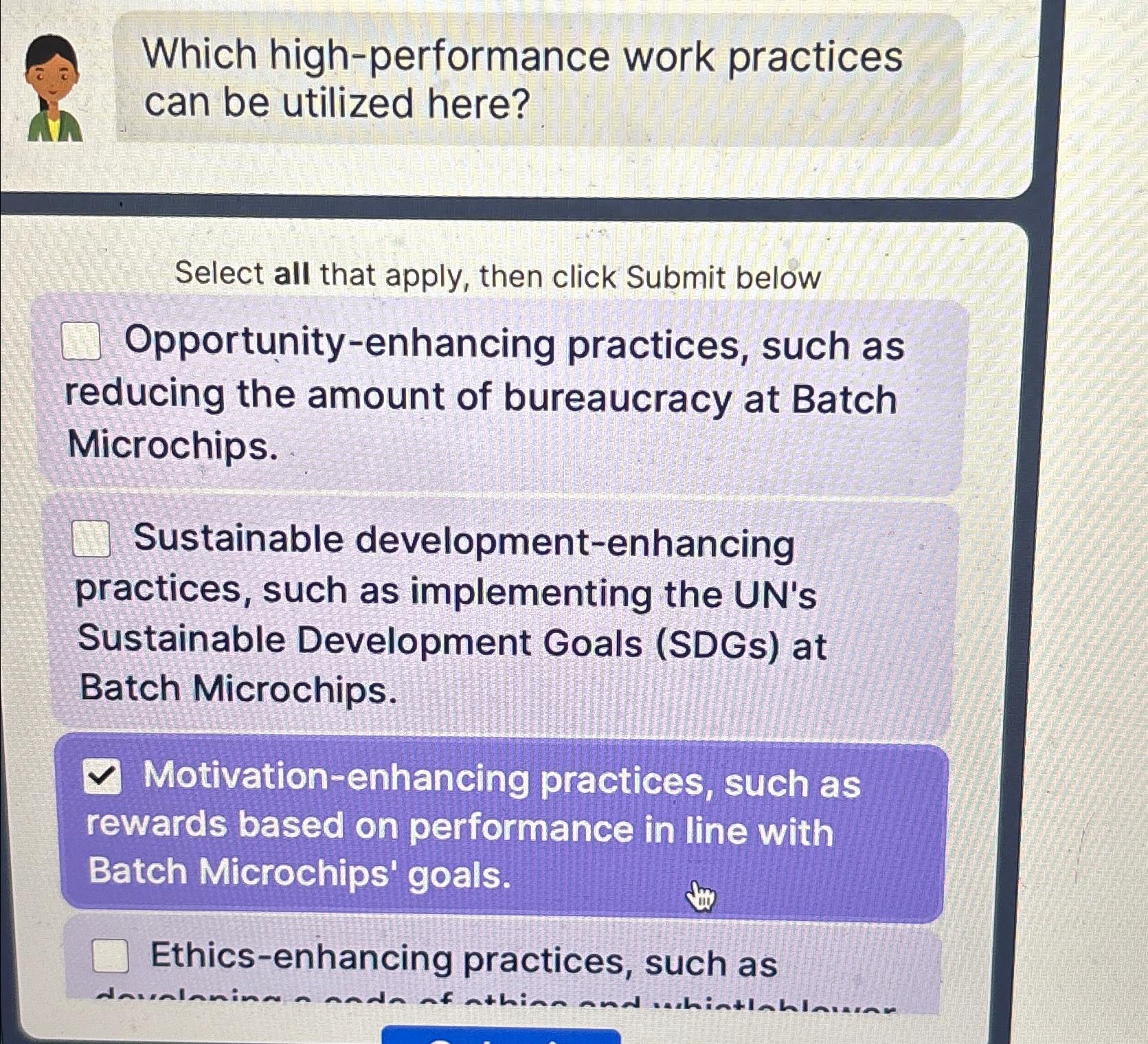 Solved Which high-performance work practices can be utilized | Chegg.com