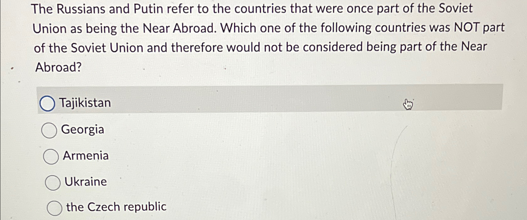 Solved The Russians and Putin refer to the countries that | Chegg.com
