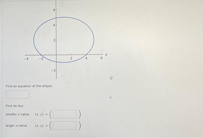 Solved Find an equation of the ellipse. Find its foci. | Chegg.com
