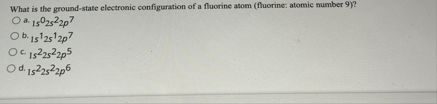 [Solved]: What is the ground-state electronic configuration